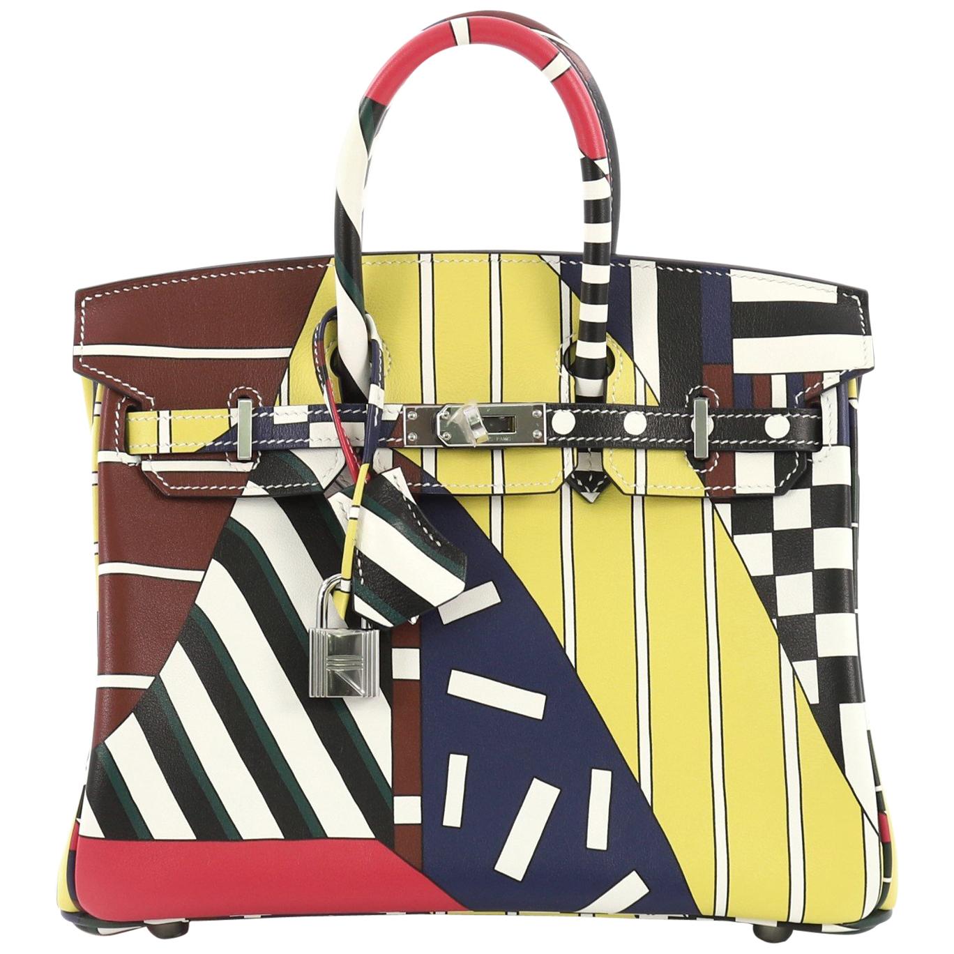 Hermes One Two Three and Away We Go Birkin Bag Limited Edition Printed ...