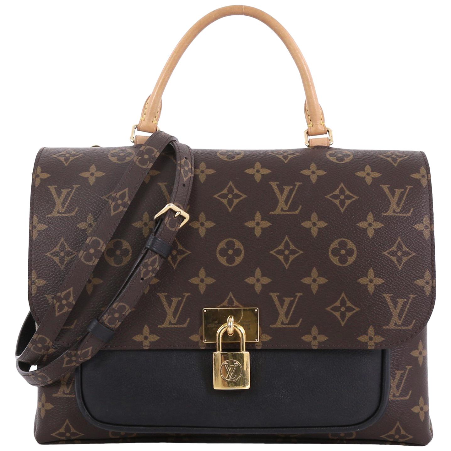 Louis Vuitton Marignan Handbag Monogram Canvas with Leather at 1stDibs