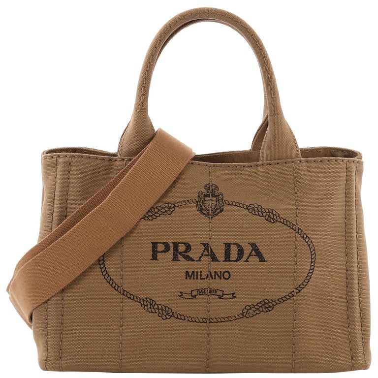 Prada Canapa Convertible Tote Canvas Mini at 1stDibs | prada canapa ...