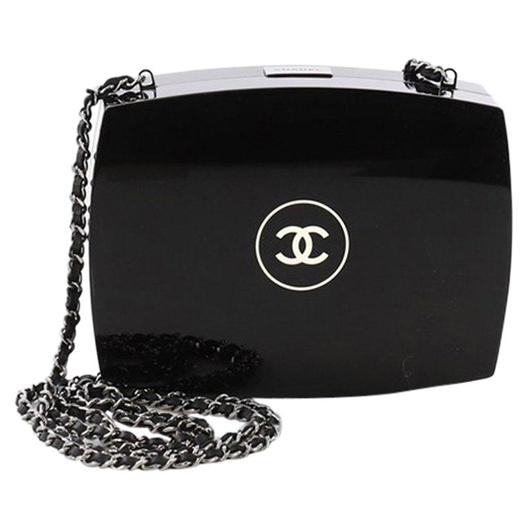 Chanel Compact Powder Minaudiere Plexiglass at 1stDibs