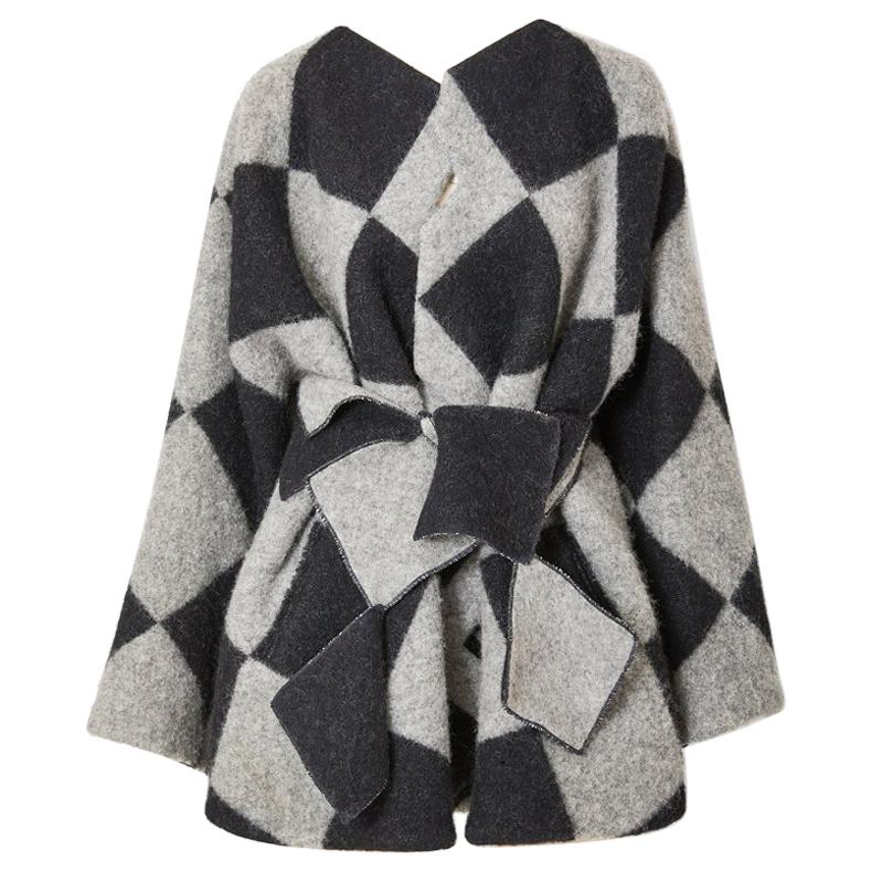 Geoffrey Beene Harlequin Pattern Jacket at 1stDibs