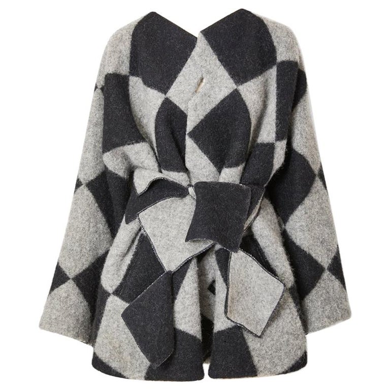 Geoffrey Beene Harlequin Pattern Jacket at 1stDibs