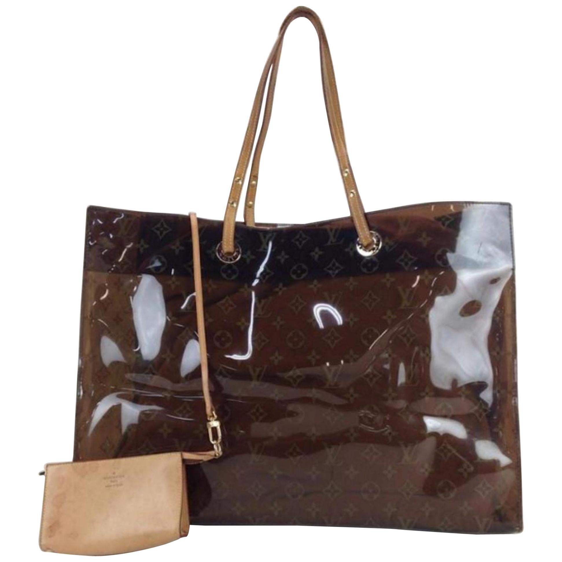 Louis Vuitton Cabas Amber Through Translucent Cruise Gm with Pouch ...