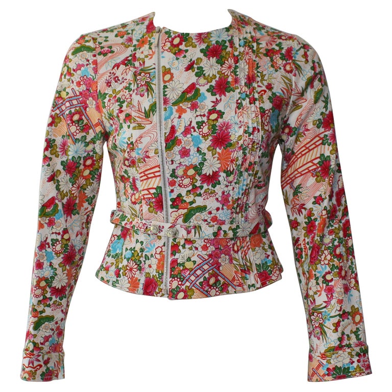 Christian Dior Printed Jacket For Sale at 1stDibs