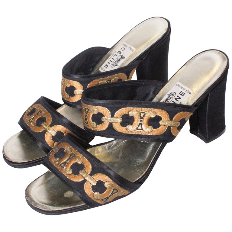 Vintage Celine Mules at 1stDibs