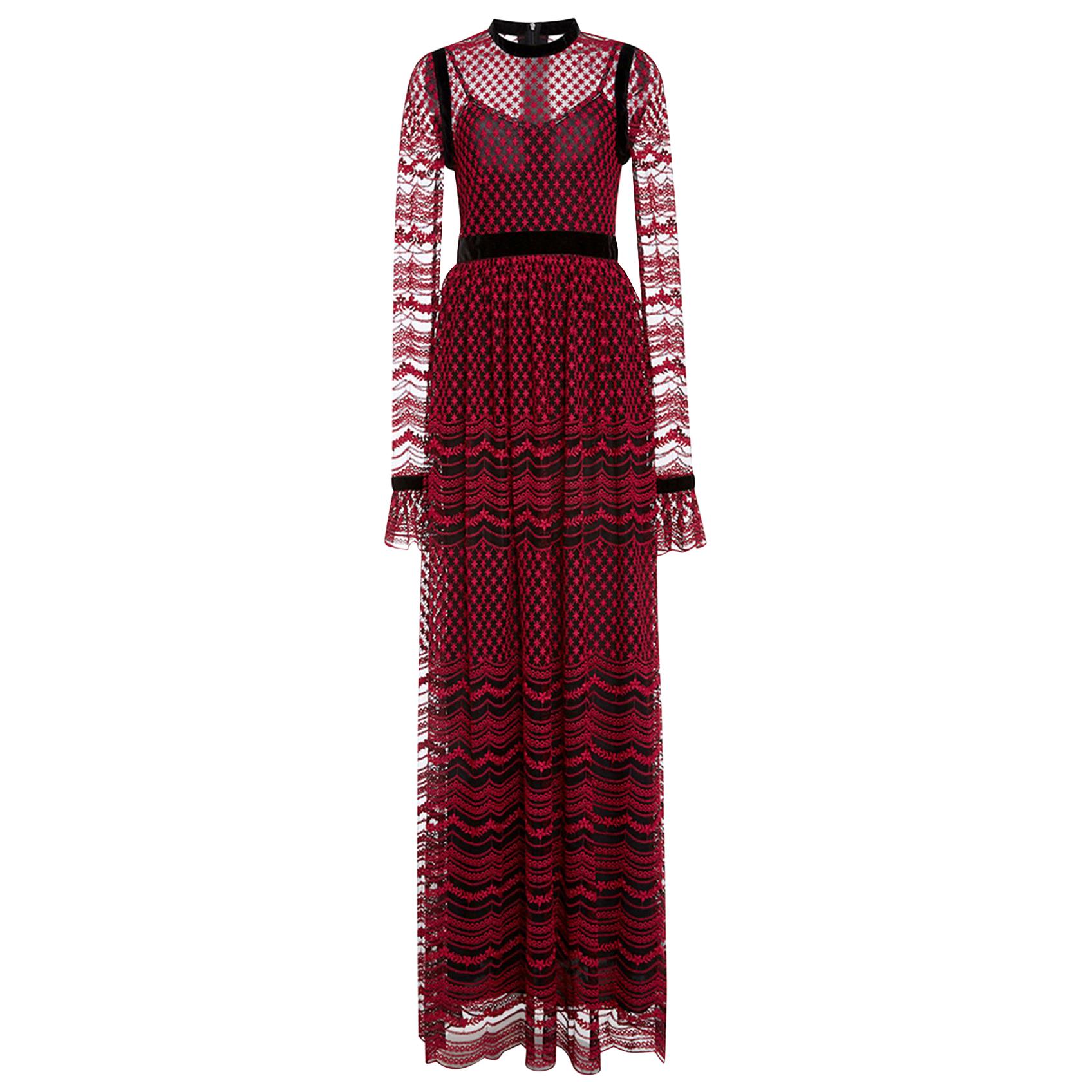 Philosophy di Lorenzo Serafini Embroidered Tulle Gown For Sale at ...