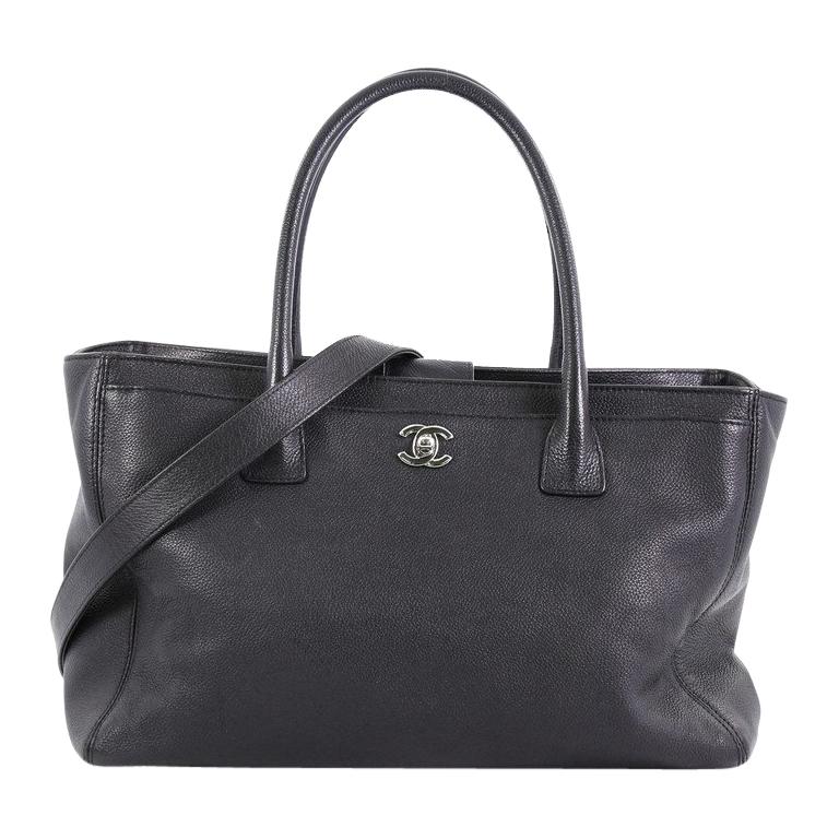 Chanel Cerf Executive Tote Leather Medium at 1stDibs