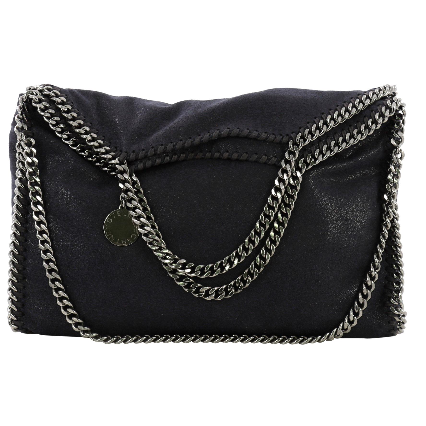 Stella McCartney Falabella Fold Over Bag Shaggy Deer at 1stDibs