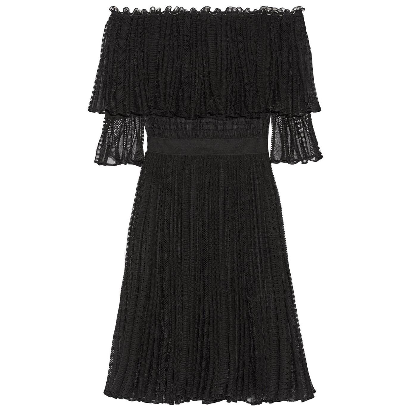 2003 Alexander McQueen Museum Piece See throught Black net Dress at 1stDibs
