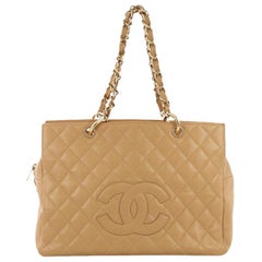 Chanel Bindi Tote Quilted Leather with Stingray Medium For Sale at 1stdibs