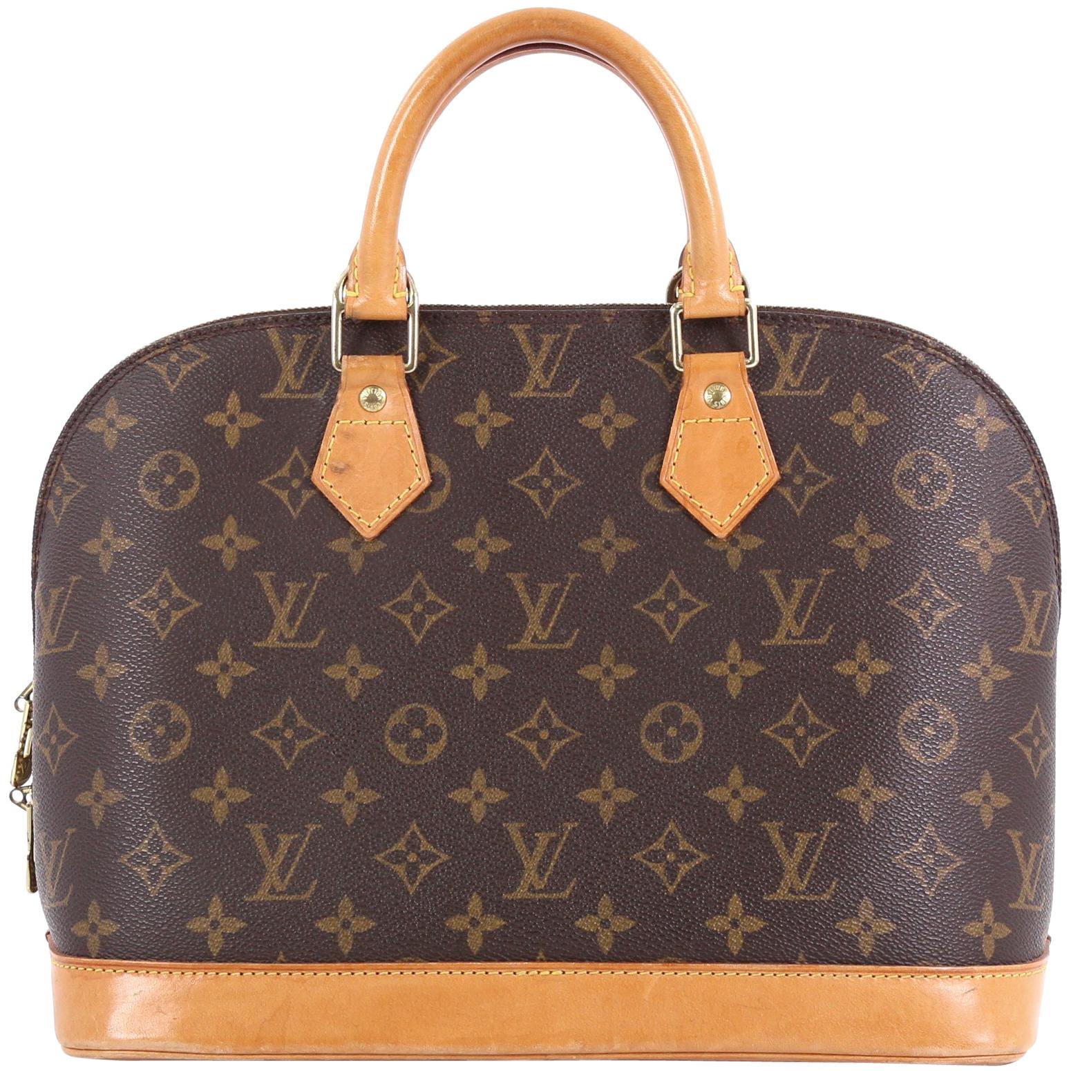Louis Vuitton Vintage Alma Handbag Monogram Canvas PM at 1stDibs
