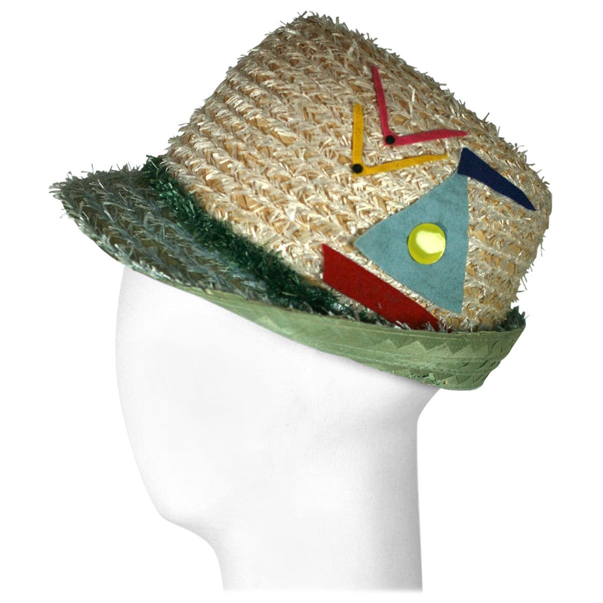Incredible Bes-Ben 40s Hat w/ Bird of Paradise Feathers at 1stDibs