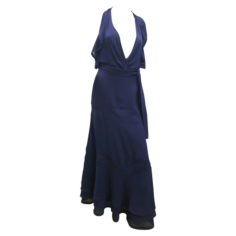 2006's Gucci Haute couture Blue long dress designed by Frida Giannini ...