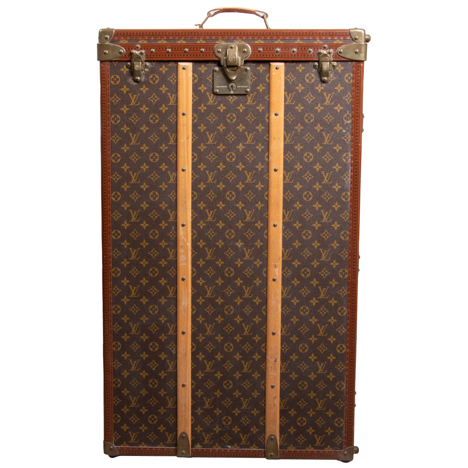 Louis Vuitton Monogram Large Hat or Wig Box by The French Company 1970s ...