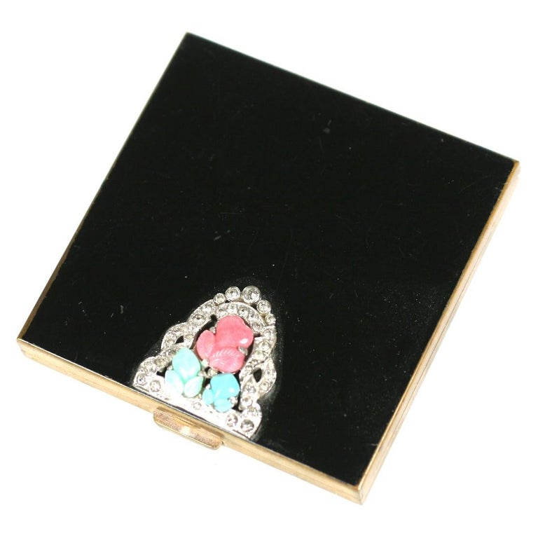 Trifari Fruit Salad Compact, Volupte For Sale at 1stDibs