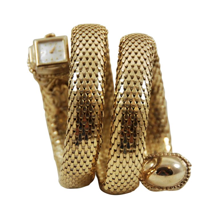 1960s Snake Wrist Watch at 1stDibs