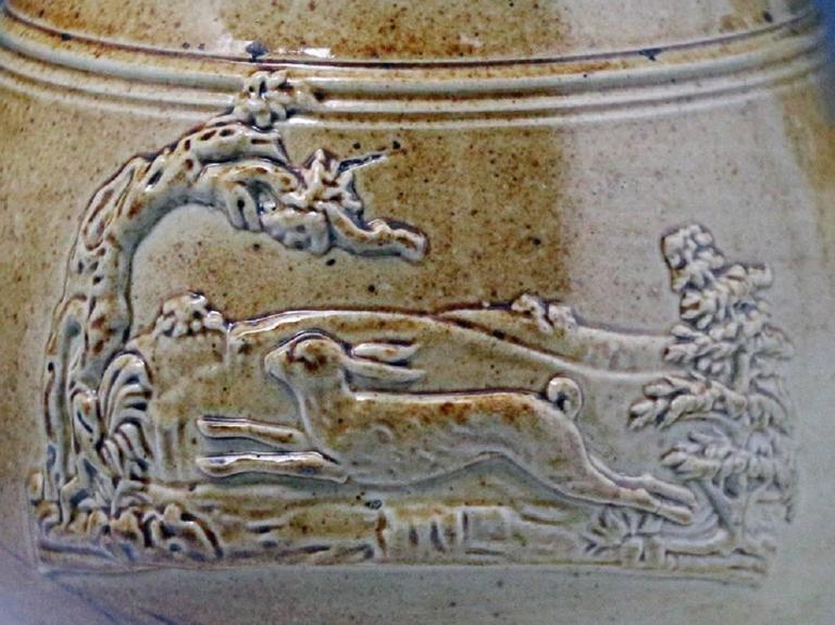 Brampton Stoneware Saltglaze Coffee Pot, Early 19th Century, Derbyshire ...