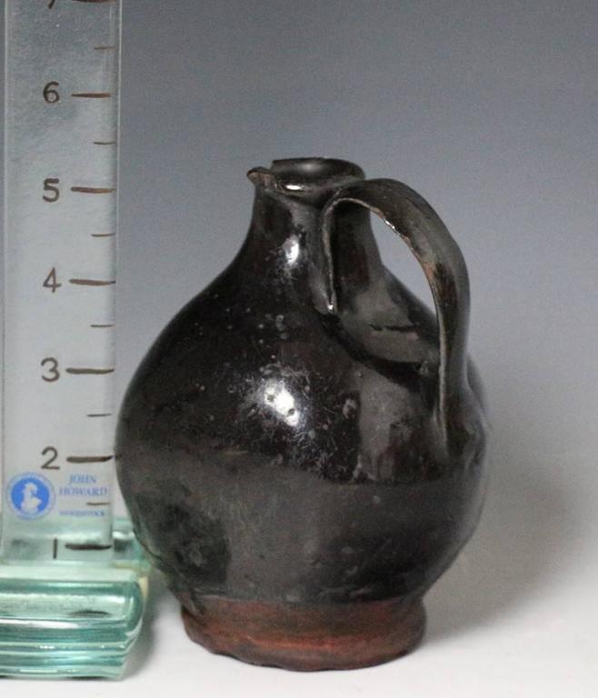 Early English Blackware Pottery Bottle Flask, circa 1680-1720 For Sale ...