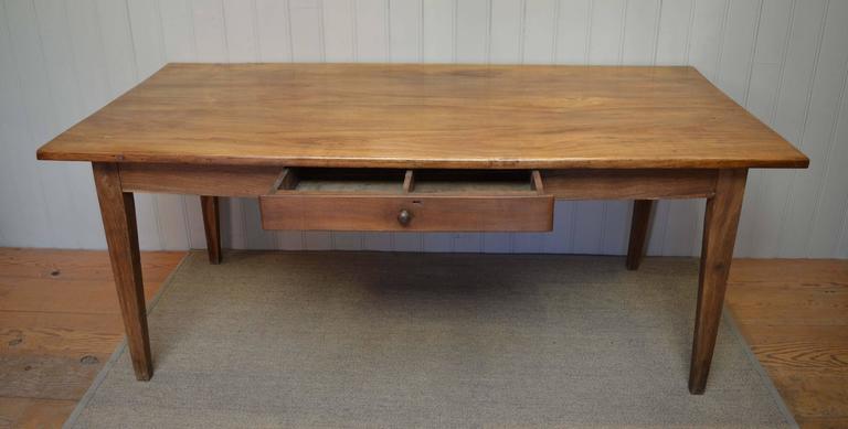 Late 19th Century Poplar Farmhouse Table at 1stDibs