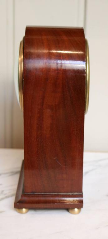 Edwardian Mahogany and Inlay Mantel Clock at 1stDibs