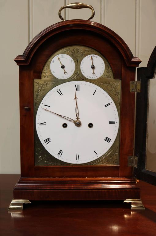 Late 18th Century English Bracket Clock For Sale at 1stDibs