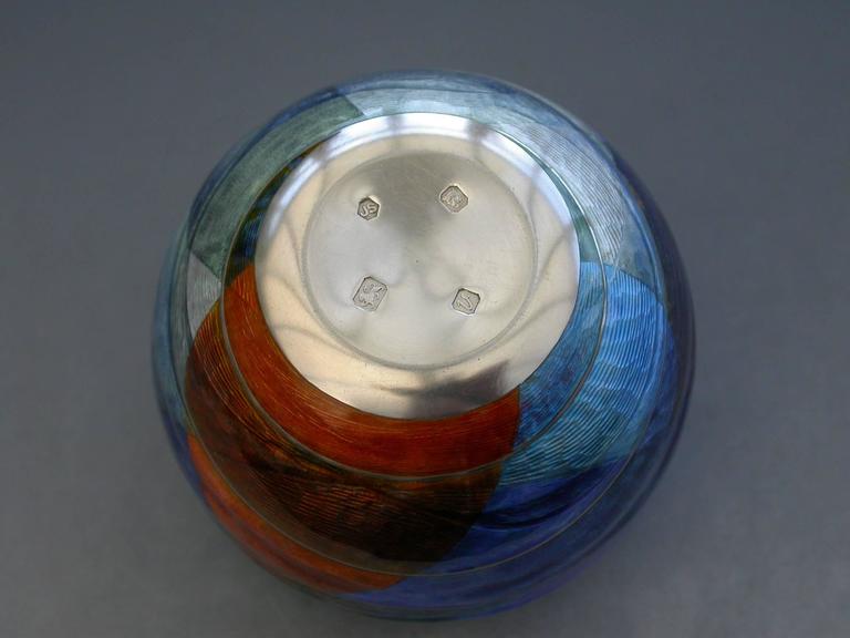 Contemporary Silver and Enamel Tumbler Cup, Jane Short at 1stDibs ...