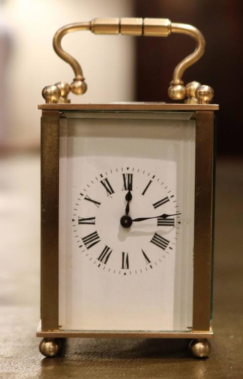 Miniature Timepiece Carriage Clock at 1stDibs
