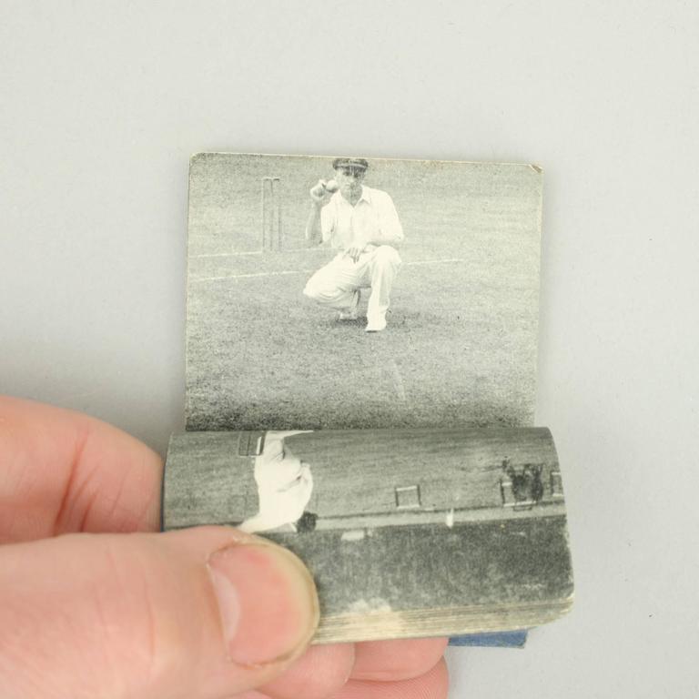 Vintage Cricket Flicker Book at 1stDibs