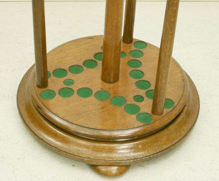 Vintage Billiard, Snooker Revolving Cue Rack at 1stDibs
