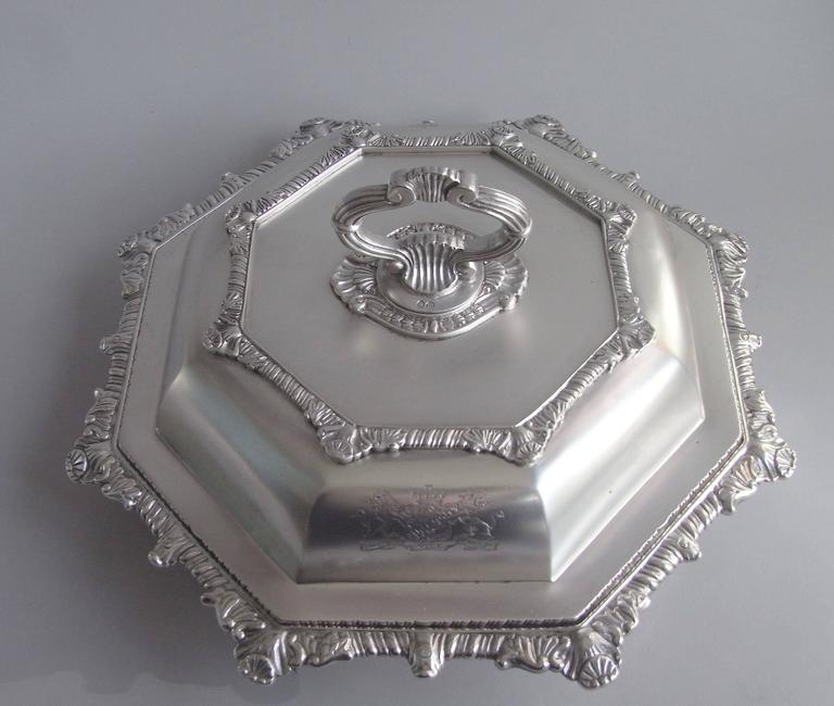 Rare and Very Unusual George III Octagonal Entree Dish by William ...