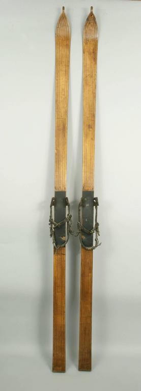 Antique Wooden Skis at 1stDibs | antique wooden skis price, vintage ...