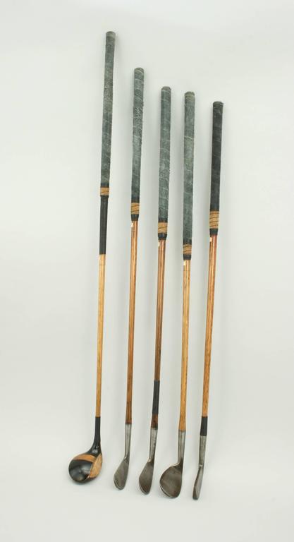 Vintage Set of Hickory Shafted Golf Clubs, Tom Stewart, St. Andrews at ...