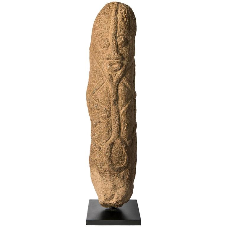 African Akwanshi Monolithm Ekoi Crossriver - Nigeria - 16th Century For ...