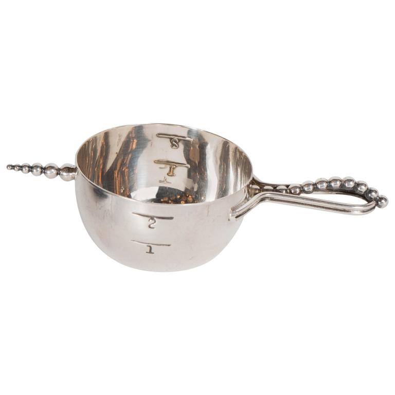 Art Deco Silver Plate Jigger by the Napier Company at 1stDibs