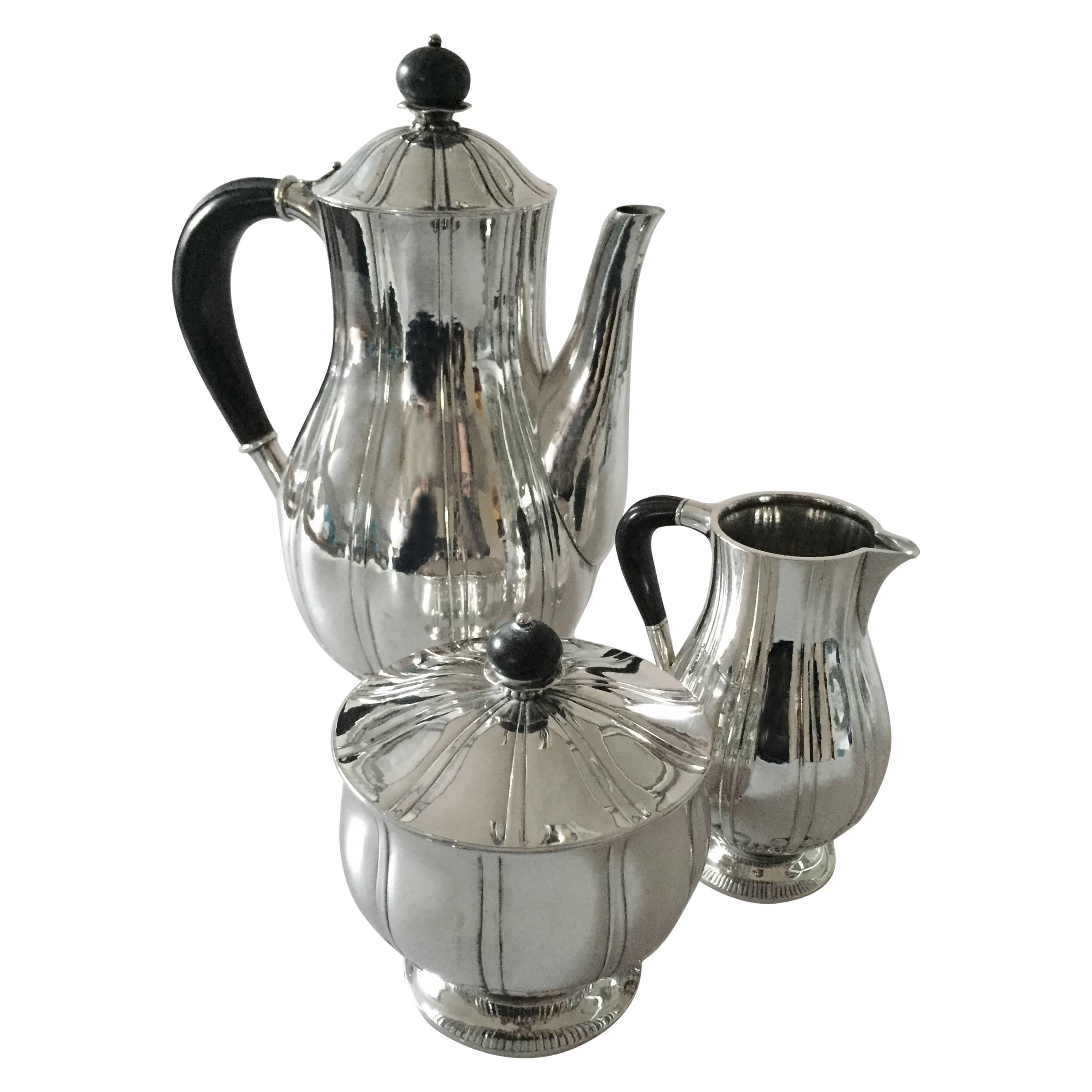 Mid-Century Modern Coffee Service, Stainless, Georg Jensen, Denmark ...