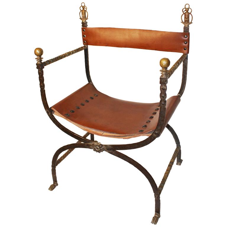 Folding Campaign Chair by Oscar Bach, 1930s at 1stDibs | oscar bach chair