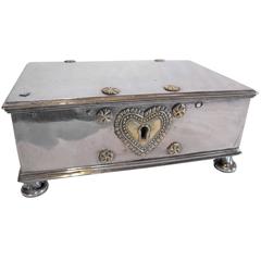 Rare Silver Box Containing Silver Sirih Boxes For Sale at 1stDibs