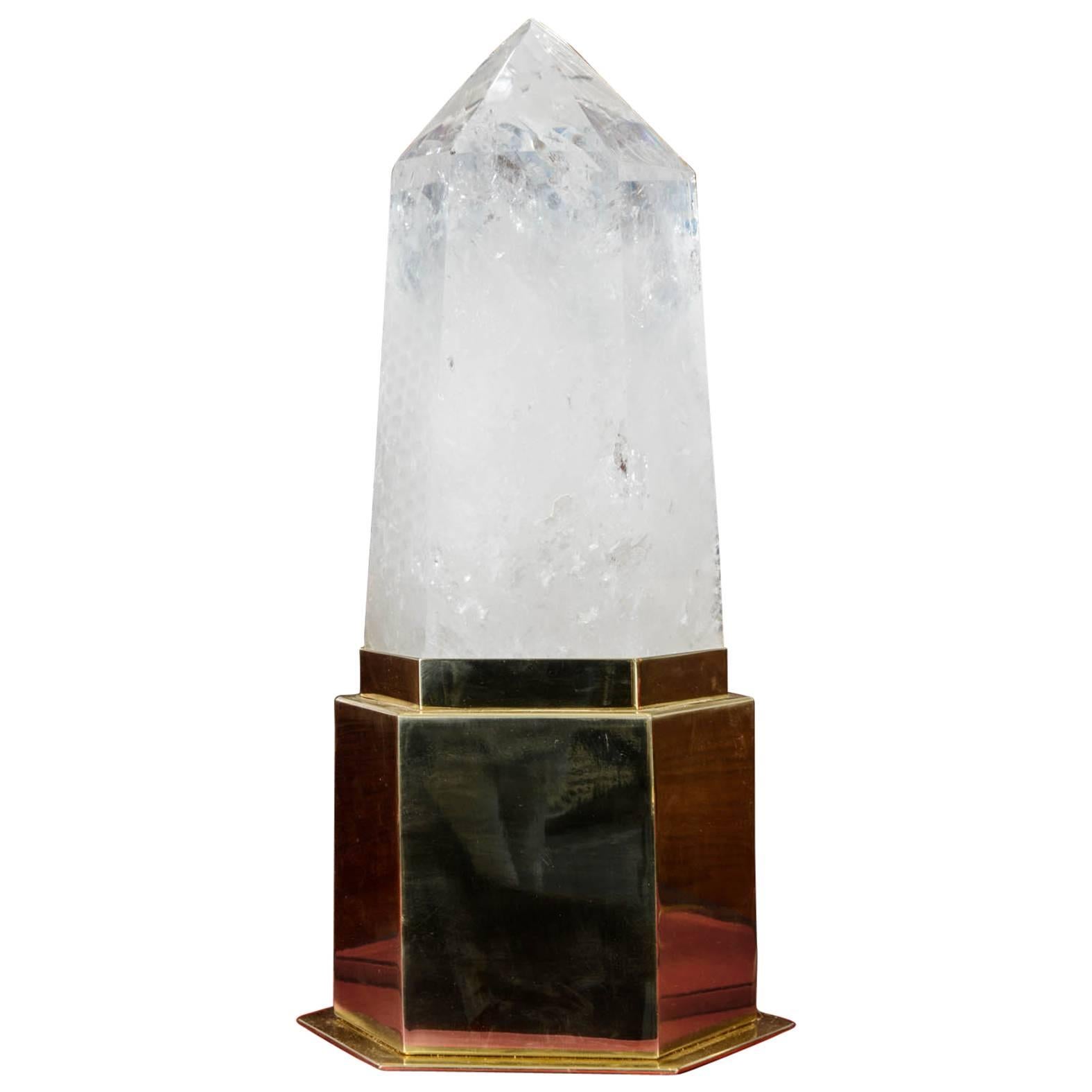 Rock Crystal Table Lamp For Sale at 1stDibs
