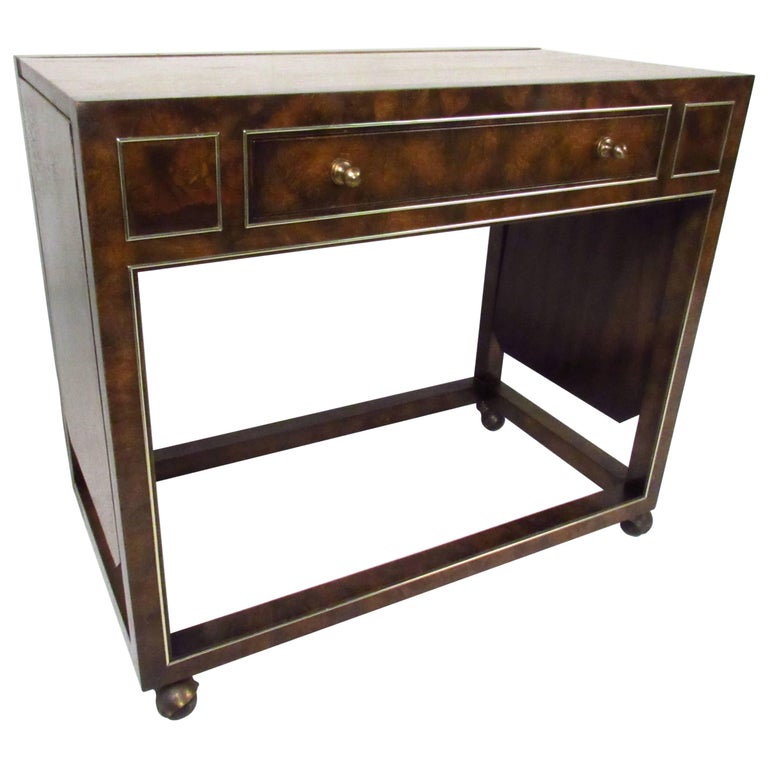 Vintage Service Cart by Mastercraft with Acid-Etched Detail For Sale at ...