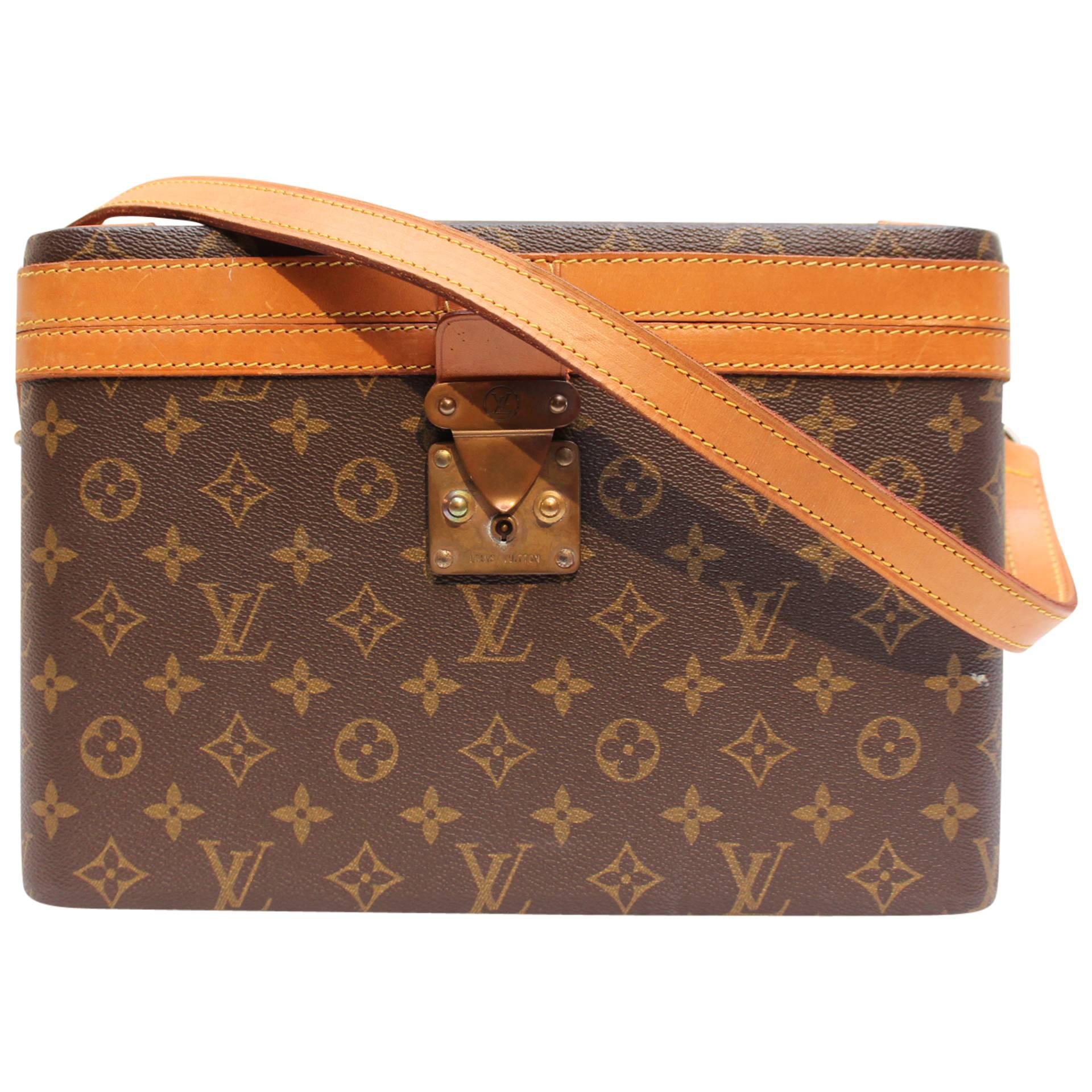 Authentic Louis Vuitton Vanity Case Monogram Canvas at 1stDibs