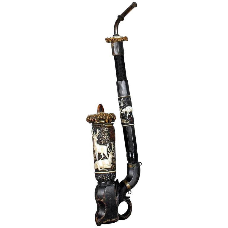 Victorian Hunter's Pipe, 1840 at 1stDibs