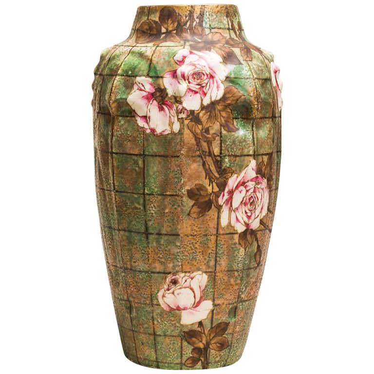 Art Nouveau Vase by Amphora Austria at 1stDibs | amphora austria vase
