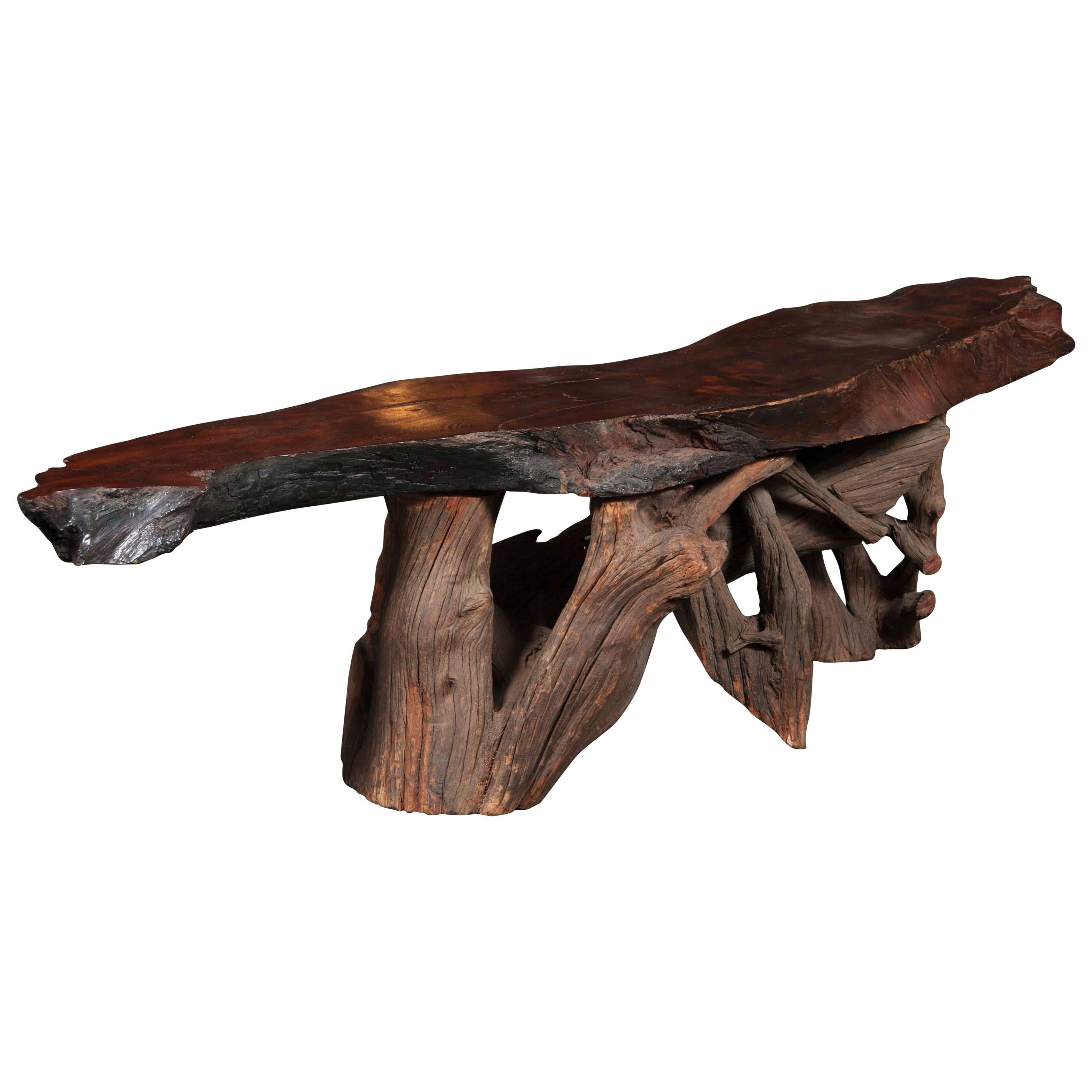 American Rustic Branch Table at 1stDibs