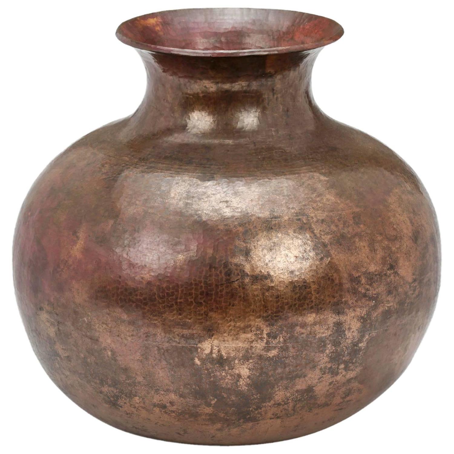 Hand Beaten Copper Pot at 1stdibs