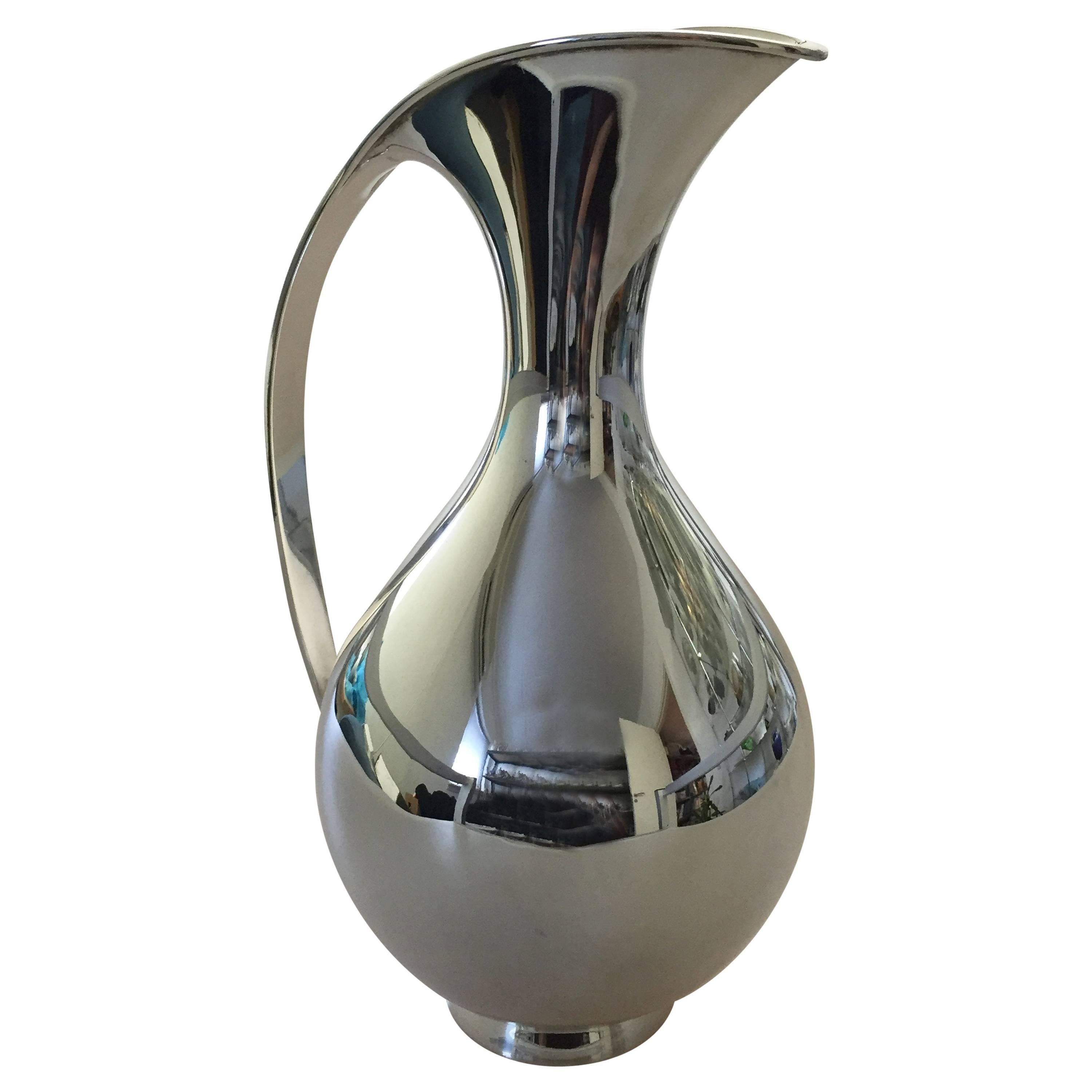 Kay Fisker 1960s Sterling Silver Water Pitcher For Sale at 1stDibs