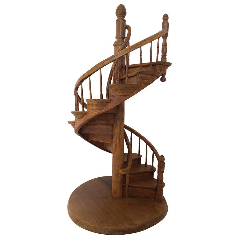 French Compagnon Masterpiece Staircase at 1stDibs