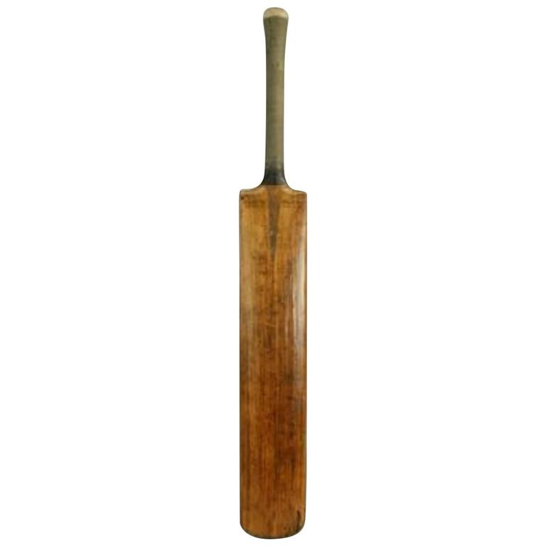 Vintage Willow Cricket Bat at 1stDibs