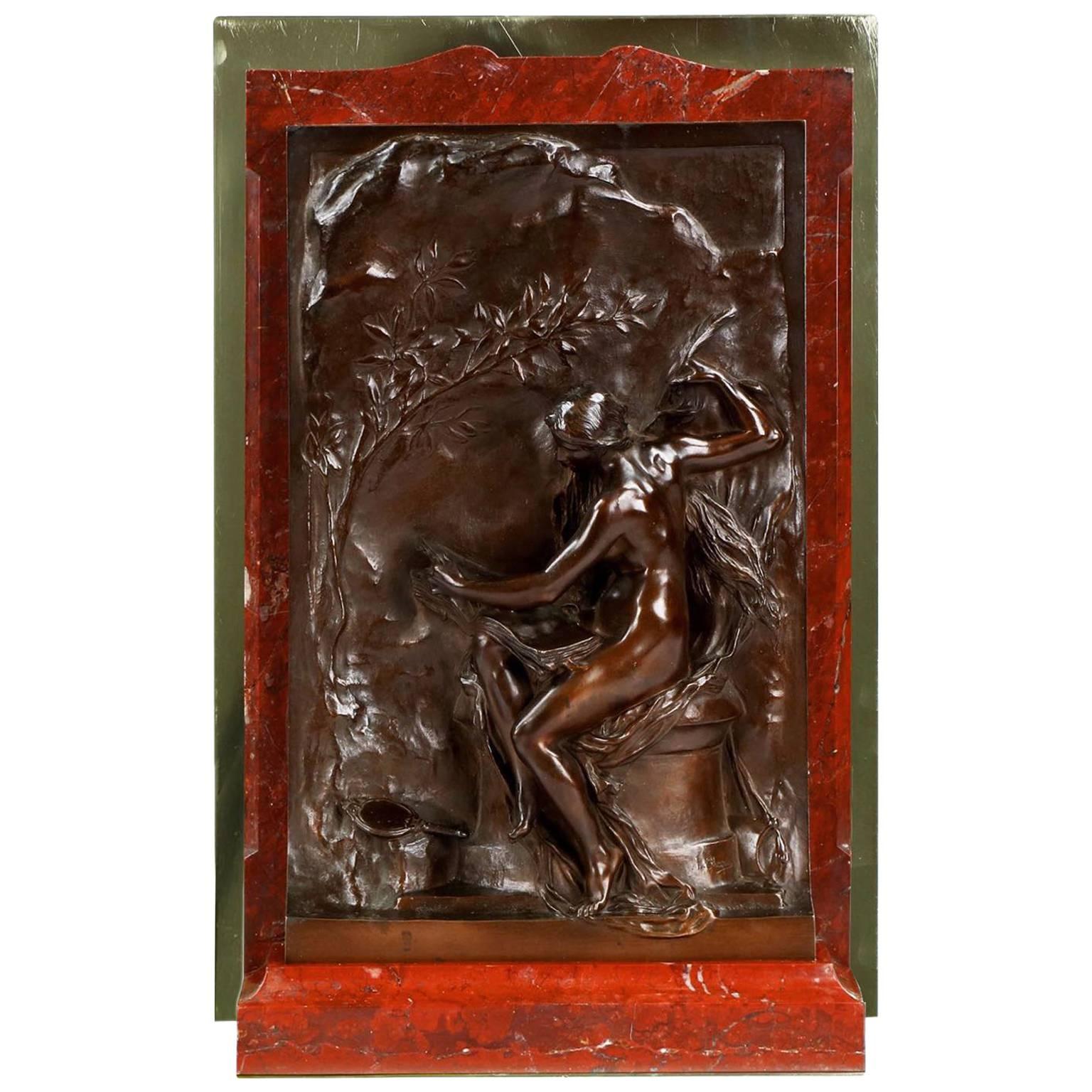 Henri Chapu French Bronze Sculpture, "Allegory of Truth", Thiebaut ...