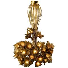 Flowers Handmade Ceiling Fixture at 1stDibs