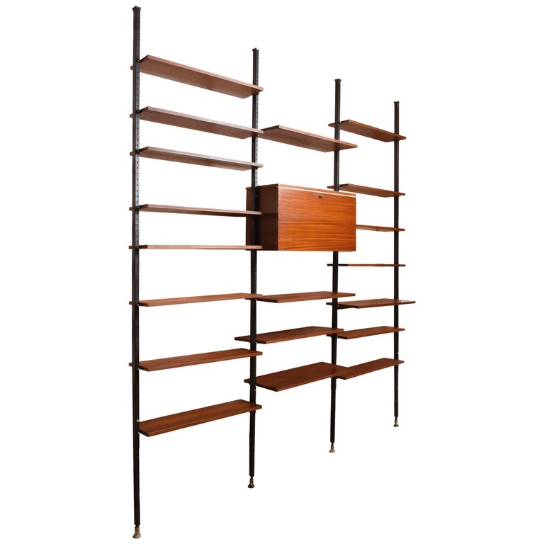 Modular Bookcase Royal System Wall Unit, Screen at 1stDibs